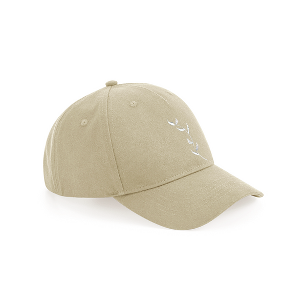 5-Panel Organic Baseball Cap - Sand/ White - This Is Anyo